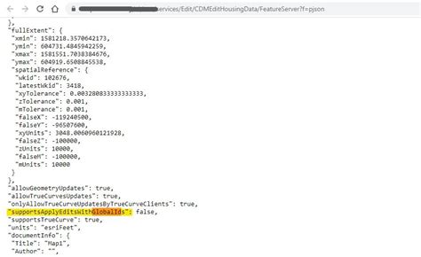 Solved Error Supports Apply Edits With Global Ids Esri Community