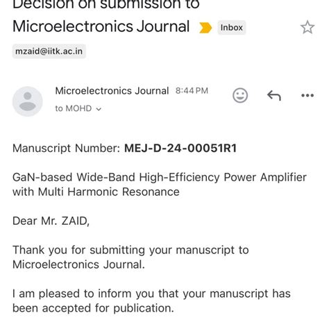 Mohammad Zaid On Linkedin Research Publication Elsevierjournal Academicachievement