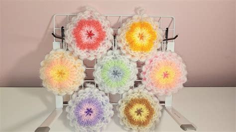 코바늘수세미뜨기 소프트버블수세미 Youtube