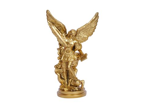 San Miguel Arcangel Statue 12inch St Michael Statue Saint