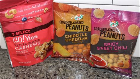 7 Eleven 7 Select Kettle Glazed Cashews Cracker Coated Peanuts