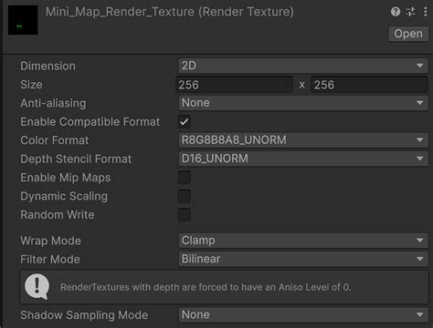 Issues With Render Texture Mini Map Unity Engine Unity Discussions