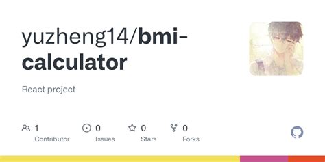 GitHub Yuzheng14 Bmi Calculator React Project