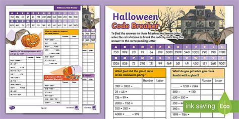 👉 Year 6 Halloween Code Breaker Teacher Made Twinkl