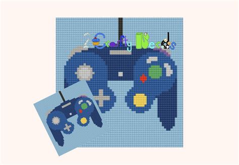 Nintendo Gamecube Controller Sc Size 60x75 Pattern Graph Diy And Written