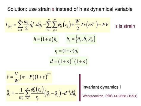 Ppt Variable Cell Shape Md Simulation Tutorial For Structural Optimization And Search
