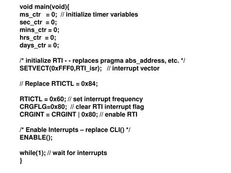 Ppt Real Time Interrupts Powerpoint Presentation Free Download Id4122888