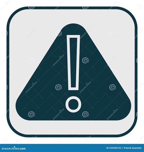 Warning Icon Icon Stock Vector Illustration Of Vector 259396725