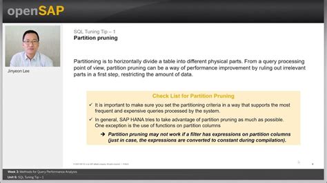Methods Of Query Performance Sql Tuning 1 36 Youtube