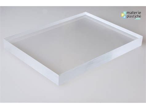 Plexiglass Spessore 20mm Colato Materie