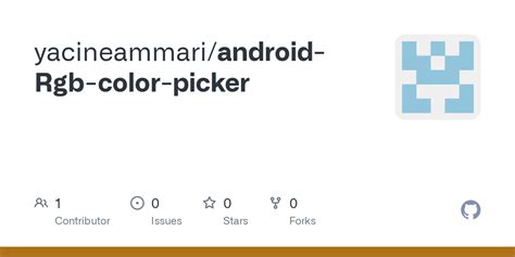 Github Yacineammari Android Rgb Color Picker