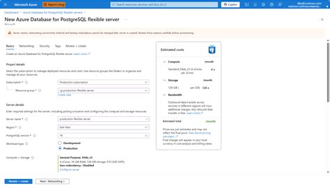Quickstart Create A Flexible Server Instance Azure Database For
