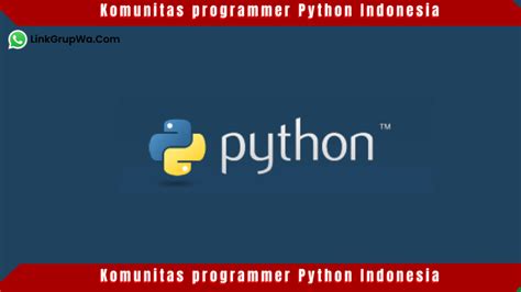 Komunitas Programmer Python Indonesia LinkGrupWA