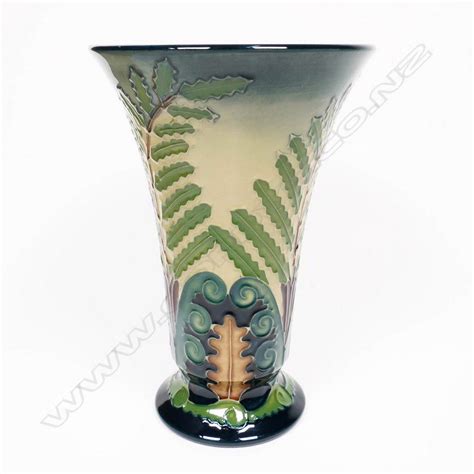 Limited Edition Moorcroft Ponga Vase Moorcroft Ceramics