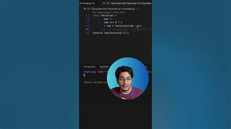 Factorial Coding In One Line Day 2750 Of Javascript Challenge