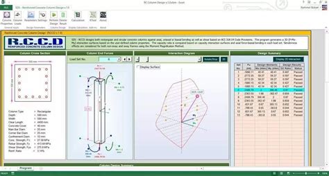 Structural Design Spreadsheet Also Offers Structural Design Analysis