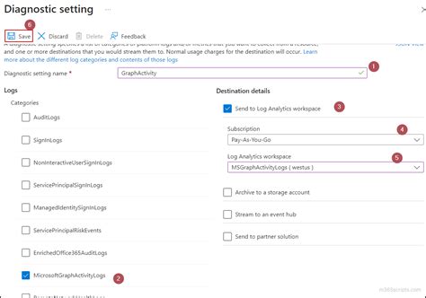 Get Microsoft Graph Activity Logs Using Azure Portal
