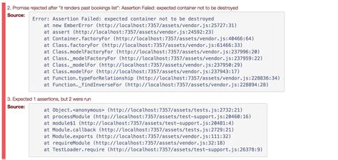 Assertion Failed Expected Container Not To Be Destroyed Issue