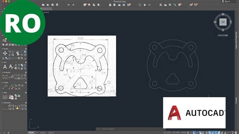 AutoCAD D Tutorial pentru începători Exercițiu YouTube