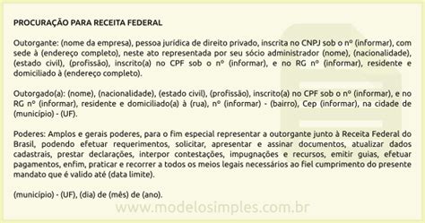 Exemplo De Requerimento Para Receita Federal Novo Exemplo