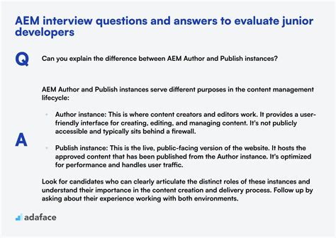 50 Aem Interview Questions Adaface