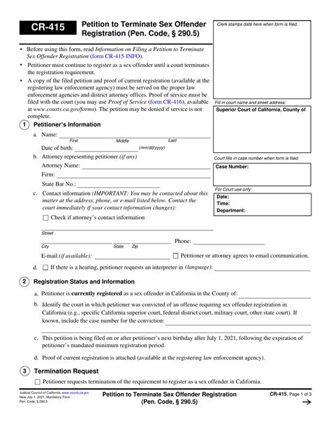 Form Cr 415 Fill Out Sign Online And Download Fillable Pdf