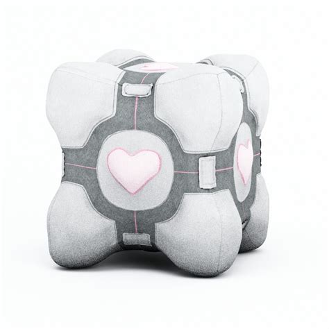 Weighted Companion Cube Plush 3d Model Download Toys On