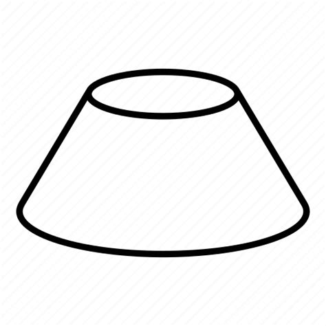 Truncated Cone Shape Geometry 3d Shape Icon Download On Iconfinder