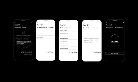 Homie App Web UX UI Design Behance