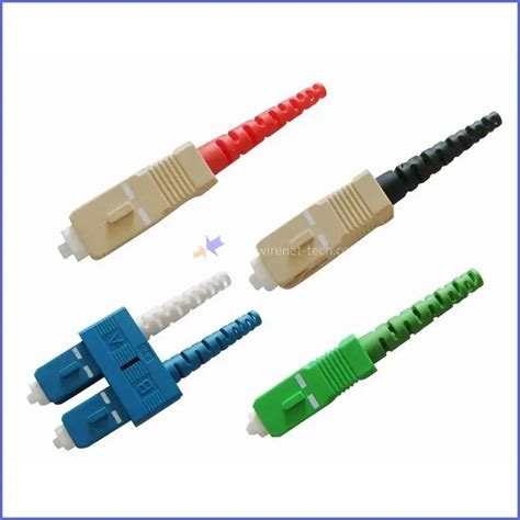 Fiber Optic SC APC SX Connector In Fiber Optic Equipments From Cellphones Telecommunications