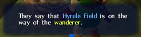 File Wanderer Hint Png Oot Randomizer Wiki