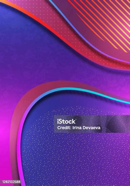 다채로운 추상파 기하학적 배경 그라데이션 추세 액체 형태의 조성 배너 전단지 커버 명함을 위한 템플릿 벡터 0명에 대한 스톡 벡터 아트 및 기타 이미지 Istock