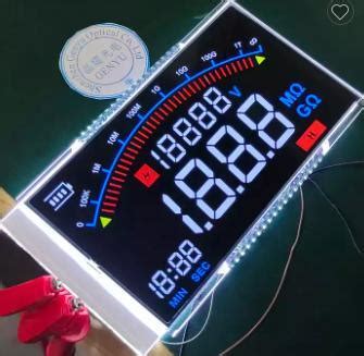 Va LCD Display OEM Customizable Segment LCD Display Pin Meter Screen Liquid Crystal Display