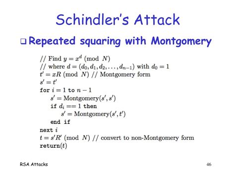 Ppt Rsa Implementation Attacks Powerpoint Presentation Free Download