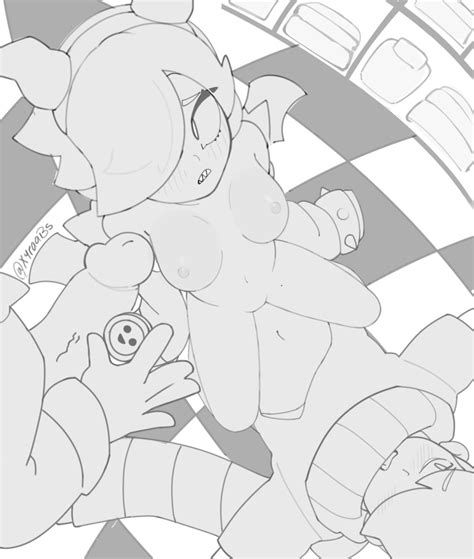 Rule 34 1girls 2boys Brawl Stars Breasts Colette Brawl Stars Edgar