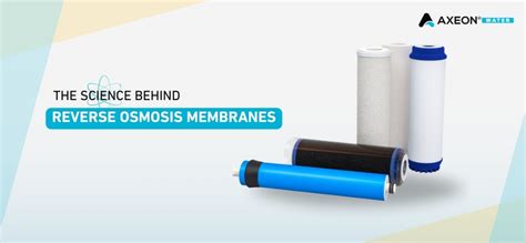 How Reverse Osmosis Membranes Work Axeon Water
