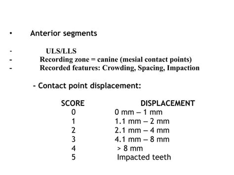 Peer Assessment Rating Par Orthodontic Index Ppt