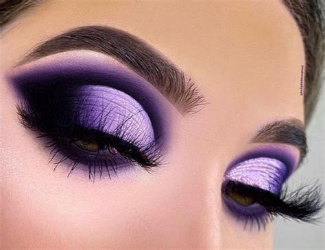 Purple Makeup Eyes Colorful Eye Makeup Purple Makeup Purple Eye Makeup