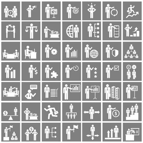 Human Resources Icons Vector Art Stock Images Depositphotos