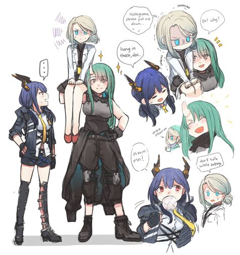 Nagi 🍲 On Twitter Doctor Chen Hoshiguma アークナイツ 명일방주 明日方舟