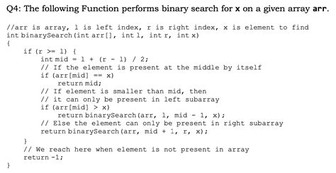 Solved Q4 Part A Solve The Recurrence Relation Show Your