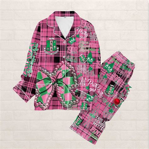 Aka Alpha Kappa Alpha This Is Serious Matter Pajama Set For Women