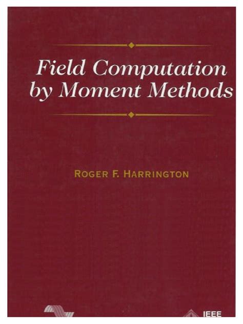 Field Computation By Moment Methods Harrington Pdf