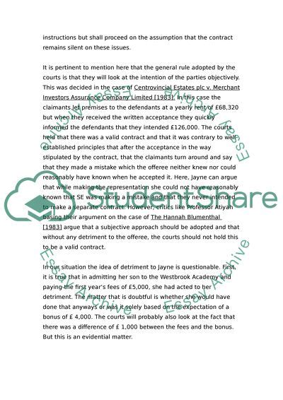 Contract Law Problem Question Essay Example Topics And Well Written Essays 2250 Words