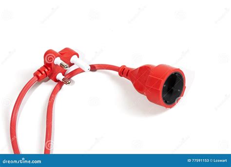 Male And Female Plug And Socket Of Electric Cable Stock Image Image Of Background Cord 77591153