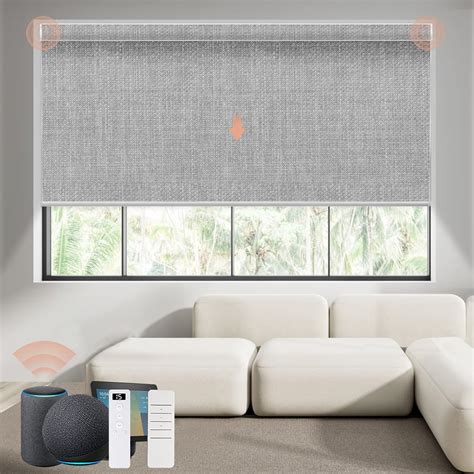 Motorized Blinds Roller Shade With Remote Canisteo