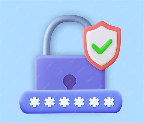 Premium Vector 3d Security Shield Lock Check Mark