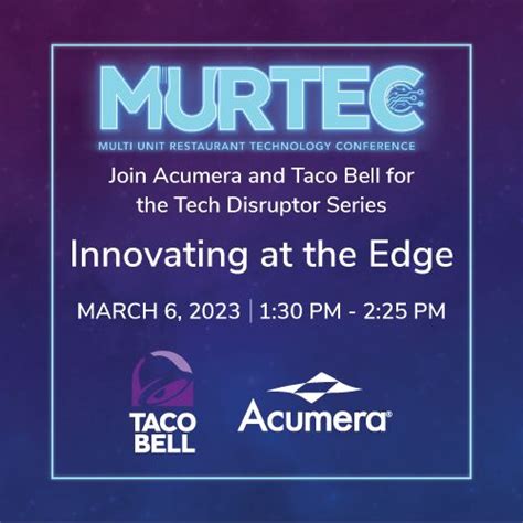 Acumera Inc On Linkedin Murtec2023 Oneacumera Hospitalitytech Hospitalitytechnology…