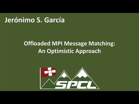 Free Video Offloaded Mpi Message Matching An Optimistic Approach