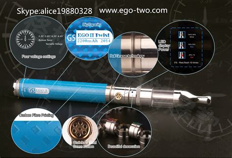 Greensound Newest Paent 2200mah Gs Ego Ii Mega Kit 2200mah With Dual